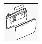 2016-2024 Chevrolet Camaro Door 85101936 GM | GMPartsDirect.com