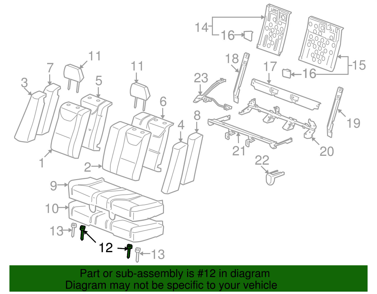 2004-2010 GM Guide 22718486 | Karl Auto Parts