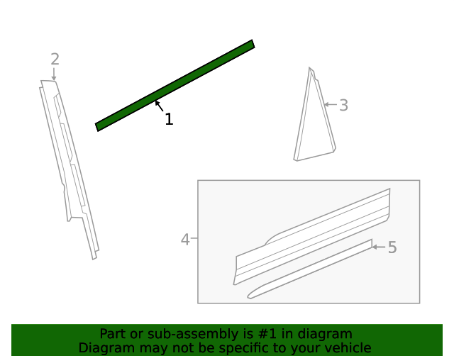 2GJ-839-476-A-2MG - Belt Molding 2022-2024 Volkswagen Taos | AutoNation ...