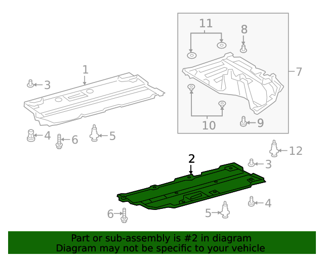 58166-02130 - Center Cover 2020-2024 Toyota Corolla | Bam Wholesale Parts