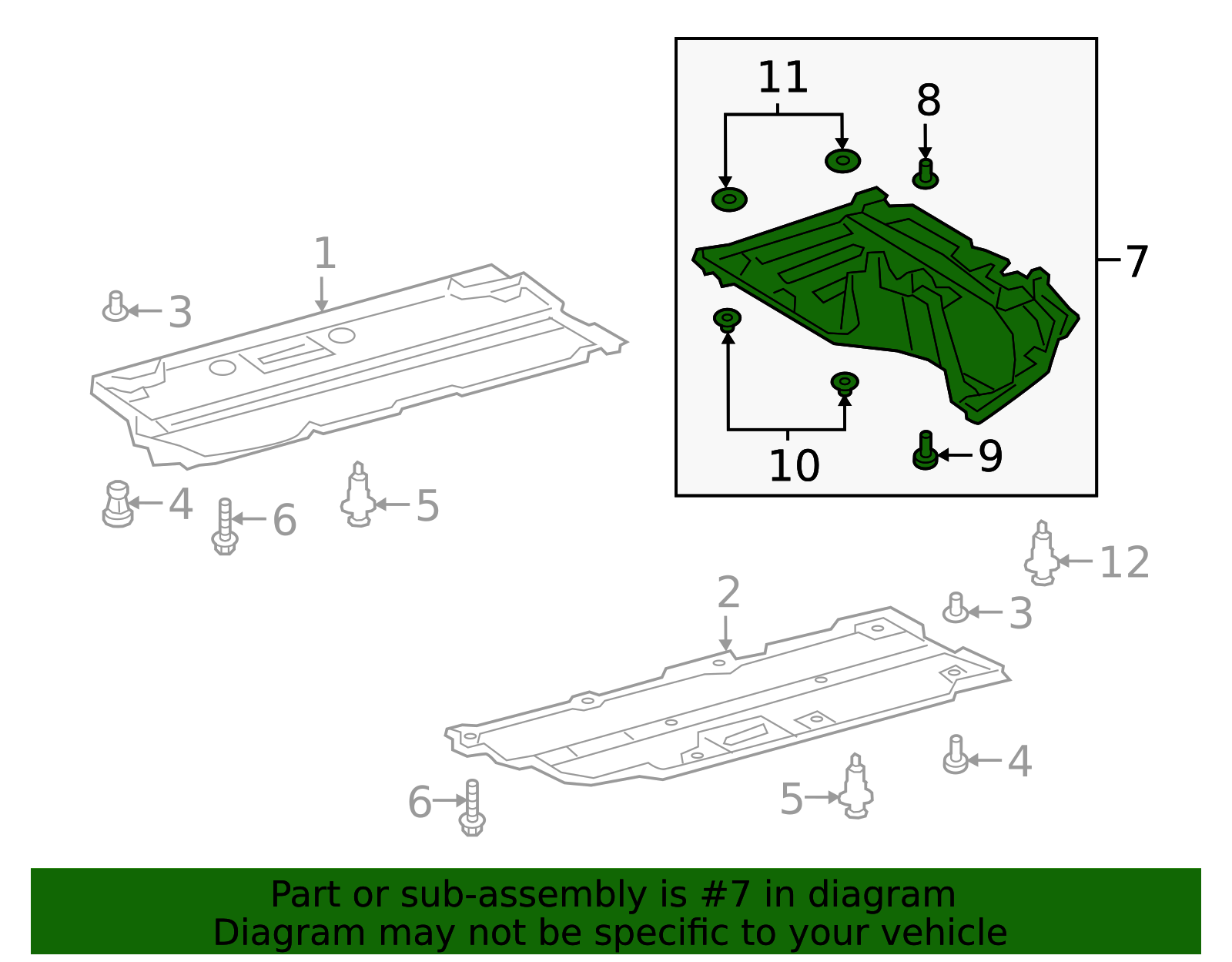 OEM 2020-2024 Toyota Corolla Rear Cover Part # 58399-02100 | Modern ...