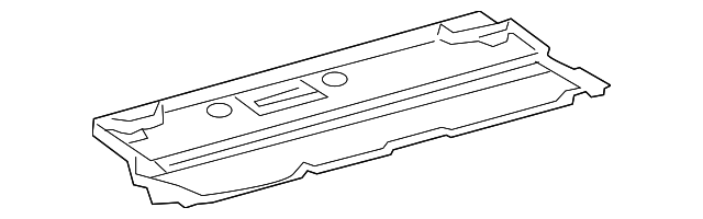 58165-12160 - Floor Pan Splash Shield 2019-2022 Toyota Corolla | Longo ...