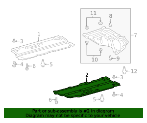 58166-02130 - Center Cover 2020-2024 Toyota Corolla | Bam Wholesale Parts