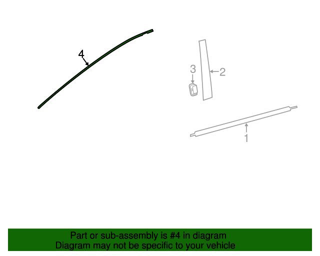 2014-2019 Toyota Corolla Black Out Tape 75922-02191 | Toyota Parts ...