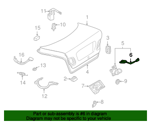 208-820-10-10 - Lock Actuator 1996-2003 Mercedes-Benz | AutoNationParts.com