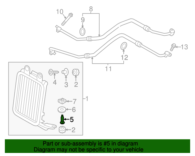 Genuine BMW 34-50-6-779-434 | Oil Cooler Assembly Bolt | FREE Shipping ...