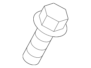 Genuine BMW 07-11-9-902-927 | Hex Bolt with Washer, M8X40-1Z-ZNS3 ...