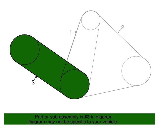 99363-90760-83 - Power Steering Belt 1985-2000 Toyota | Ourisman Toyota ...