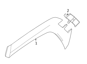 Genuine Wheel Opening Molding for 2022-2024 Hyundai Tucson | Part ...