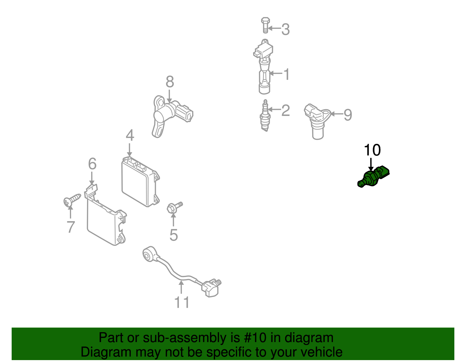 2003-2015 Mazda Temp Sensor L35G-18-840 | OEM Parts Online