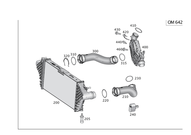 166-528-00-00 - Charge Air Hose 2012-2017 Mercedes-Benz | Mercedes-Benz ...
