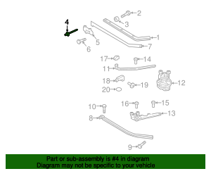 2014-2021 Ram Air Inlet Duct Nut 6106217AA-MOPAR | TascaParts.com