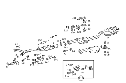 Exhaust System Used on Eight-Cylinder Gasoline Vehicles for 1995 ...