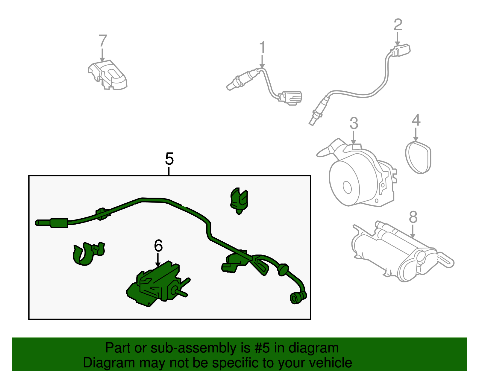 2010-2013 Land Rover Vacuum Hose LR025086 | JaguarParts.com