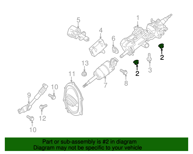 94151-81000 - Steering Column Nut 2008-2020 Toyota | Longo Toyota Parts