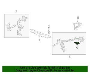 23411531 - High Voltage Battery Cover Bracket 2018-2023 GMC Terrain ...
