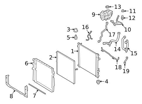 Radiator & Components for 2021 Mercedes-Benz G 550 | Mercedes-Benz USA ...