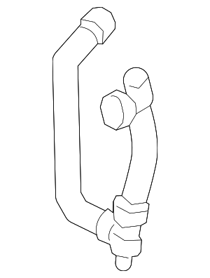 463-500-69-00 - Radiator Hose 2019-2021 Mercedes-Benz G 550 | Mercedes ...