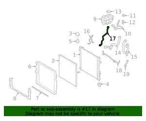 463-500-83-00 - Reservoir Hose 2019-2021 Mercedes-Benz G 550 | Mercedes ...
