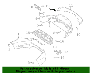 253-885-86-02 - Tow Eye Cap 2020-2022 Mercedes-Benz | AutoNationParts.com