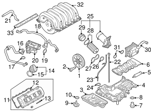 2007-2012 Audi Engine Crankcase Vent Valve 079-103-464-F | Audi USA Parts
