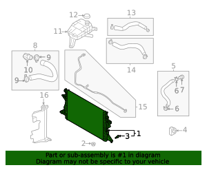 Genuine Radiator for 2021-2024 Hyundai Elantra | Part# 25310-BY100 ...