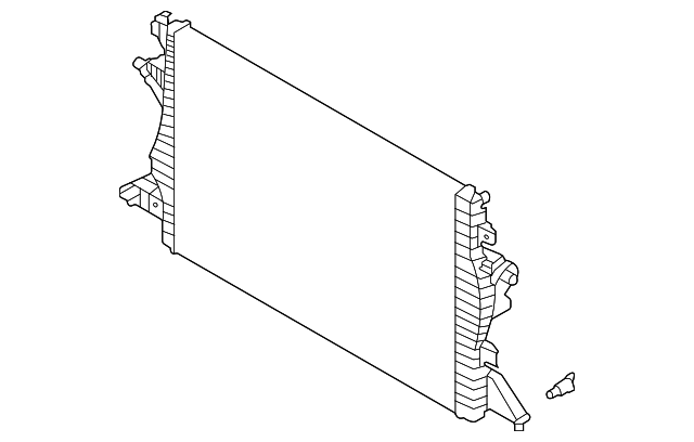Genuine Radiator for 2021-2024 Hyundai Elantra | Part# 25310-BY100 ...