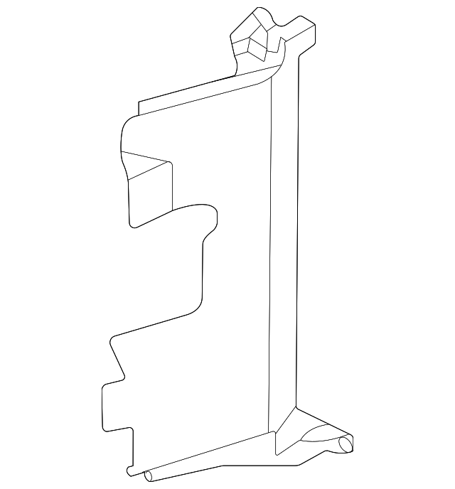 Genuine Radiator Support Air Deflector for 2024-2025 Hyundai Elantra ...