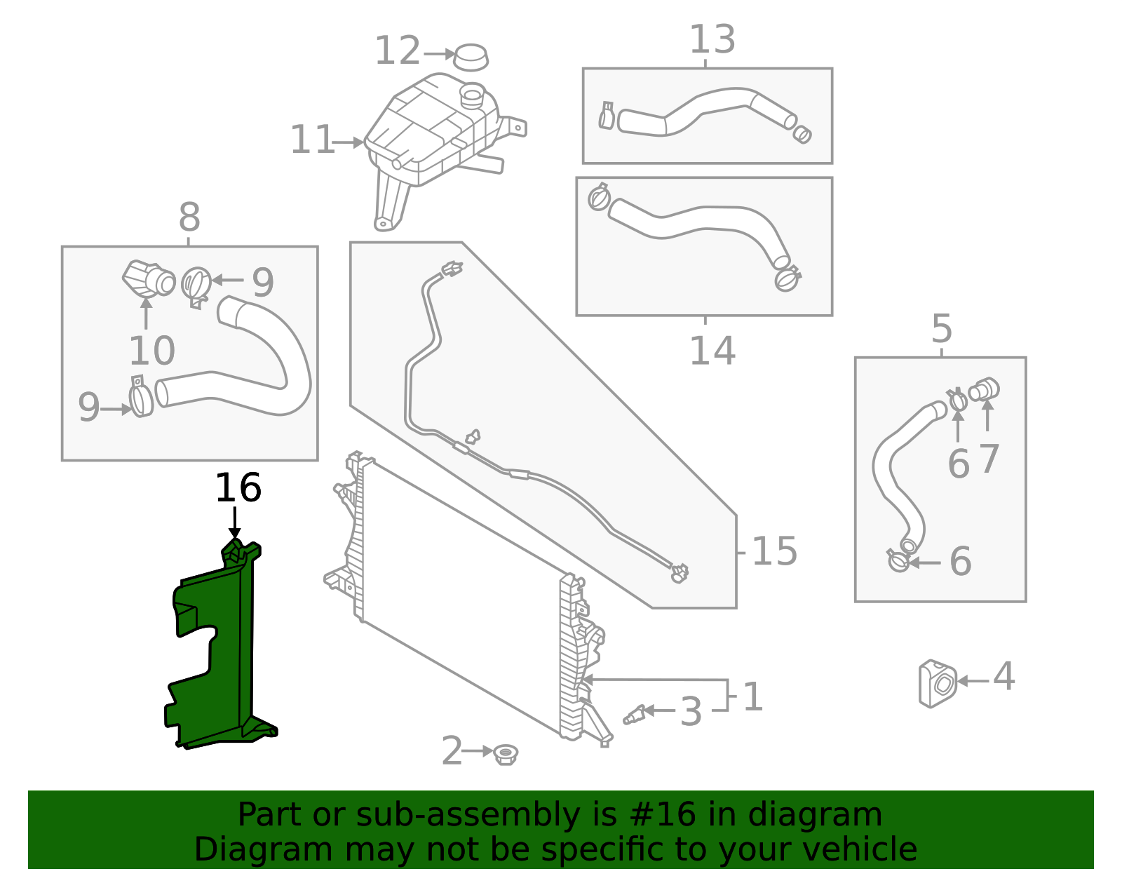 Genuine Radiator Support Air Deflector for 2024-2025 Hyundai Elantra ...