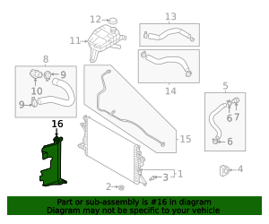 Genuine Radiator Support Air Deflector for 2024-2025 Hyundai Elantra ...