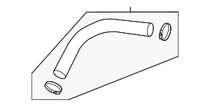 25420-3X500 - Automatic Transmission Oil Cooler Hose 2015-2018 Kia ...