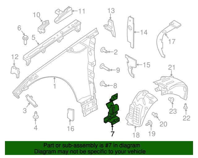 2014-2022 Land Rover Range Rover Sport Lower Bracket LR044225 | Land ...