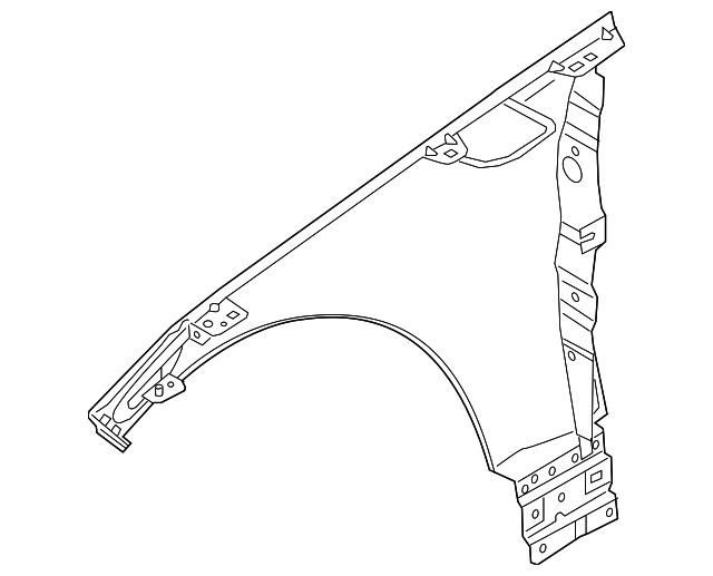 Genuine OEM Fender Part# LR061823 Fits 2014-2017 Land Rover Range Rover ...