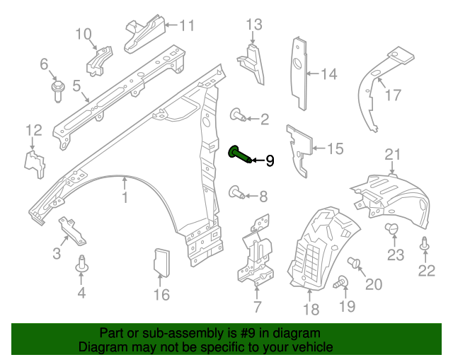2012-2023 Land Rover Windshield Wiper Linkage Bolt RYG500910 ...