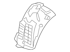 LR033070 - Ft Fender Liner - 2013-2018 Land-Rover | LandRoverLakeBluff