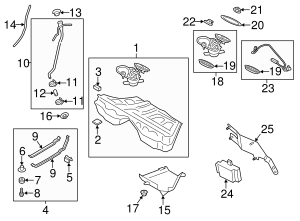 Genuine BMW 16-11-7-847-362 | Fuel Tank Upper Insulator | FREE Shipping ...
