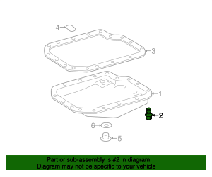 90080-11496 - Trans Pan Bolt 1996-2023 Toyota | Ourisman Toyota Parts