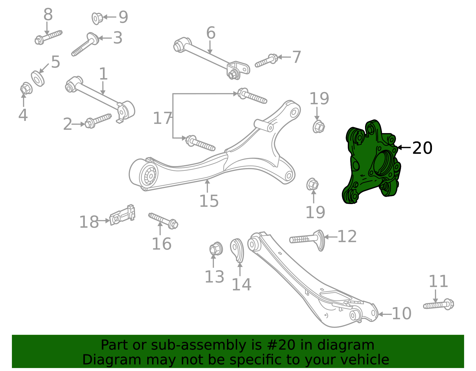 85562432 - High-Quality Knuckle for 2021-2024 GM | AutoNation Parts