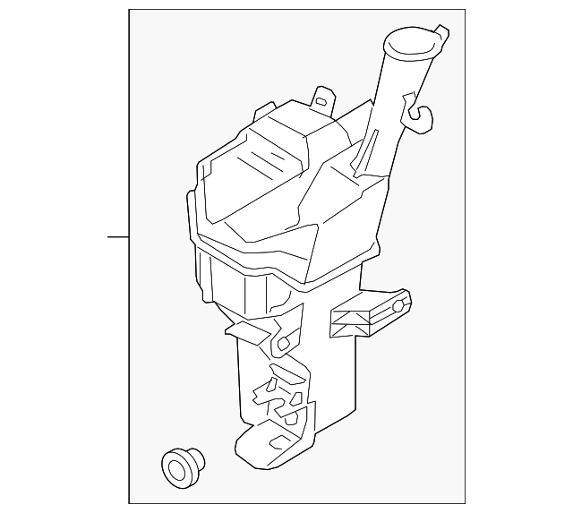 2017-2018 Kia Reservoir 98620-B0100 | Kia Automotive Parts