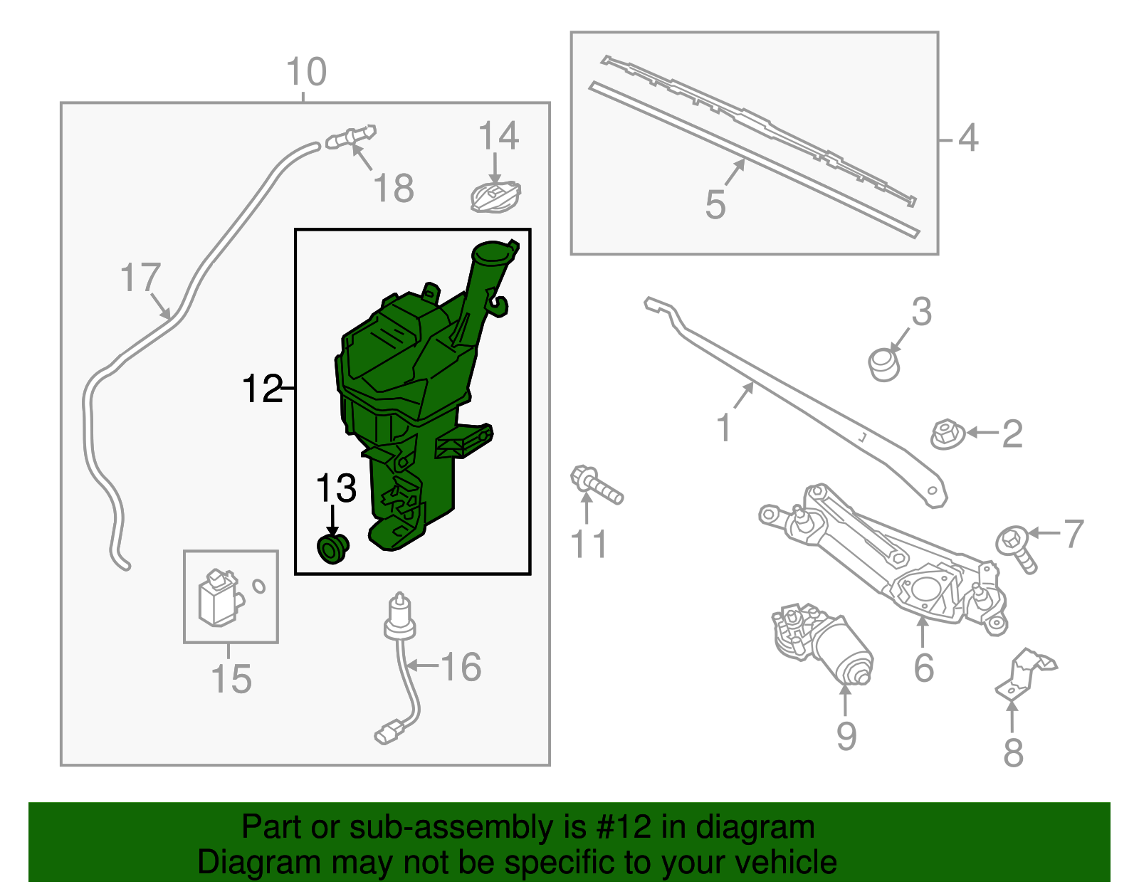 2014-2016 Kia Reservoir 98620-A7010 | QuirkParts