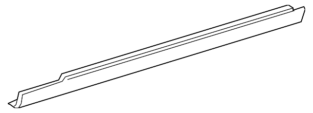 211-698-01-54-9999 - Rocker Molding 2003-2006 Mercedes-Benz | Mercedes ...