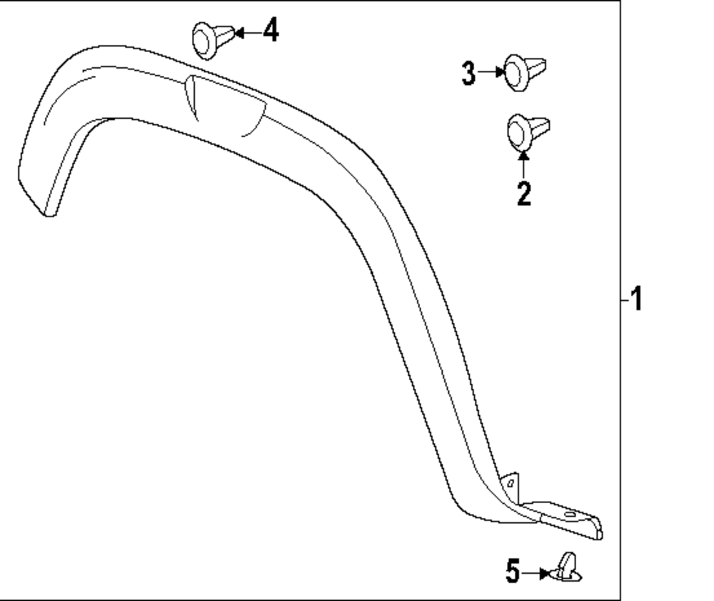 2023-2025 Chevrolet Colorado Retainer 86779330 GM | GMPartsDirect.com