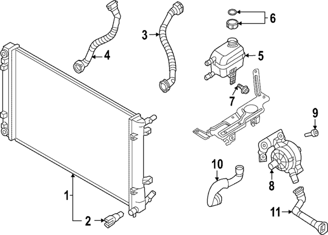 2022-2024 Hyundai Ioniq 5 Water Pump 36910-0EKM0 | Hyundai Parts Express