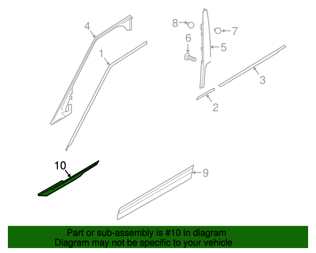 Genuine Side Vents - Gloss Black for 2018-2021 Land Rover Range Rover ...