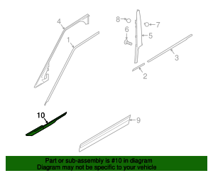 2018-2020 Land Rover Range Rover Velar Lower Molding LR146634 | Express ...