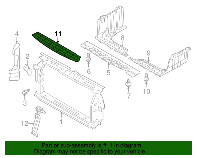 Genuine Upper Guide for 2014-2017 Hyundai Accent | Part# 29135-1R510 ...