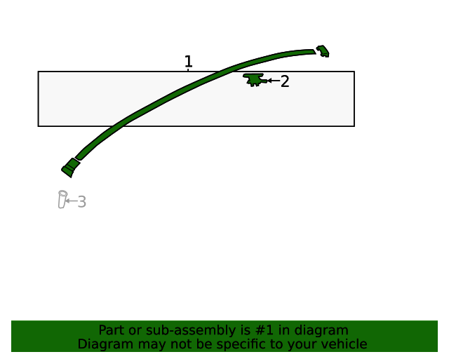 91046VA030 - Roof Molding - 2018-2020 Subaru | World OEM Parts Subaru