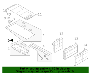 Genuine OEM Ford Part - Storage Compartment Bolt W711158-S450B ...