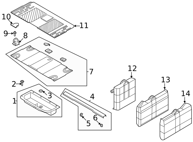 M2DZ-58047A74-BA - m2dz-58047a74-ba 2021 2022 Ford Bronco Cargo Area ...