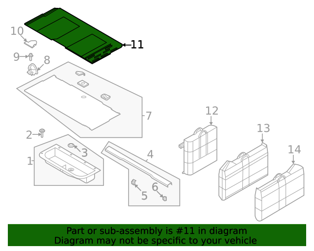 M2DZ-58047A74-BA - m2dz-58047a74-ba 2021 2022 Ford Bronco Cargo Area ...